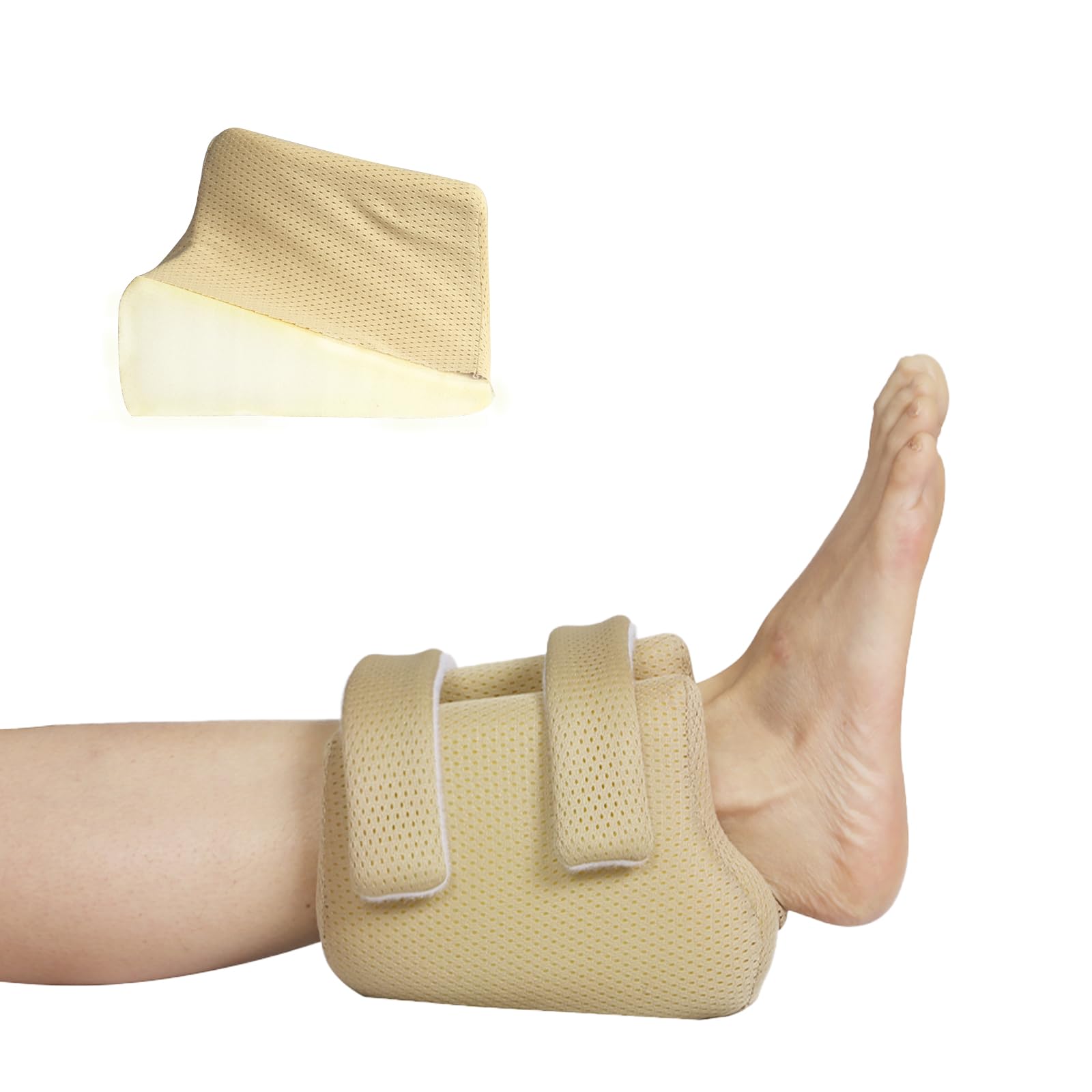 Heel Protectors for Bed Sores, Foot Cushion with High Resilience Foam ...