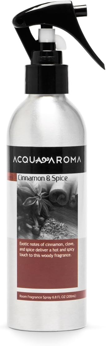 Amazon.com: Acqua Aroma Cinnamon & Spice Room Fragrance Spray 6.8 FL OZ ...