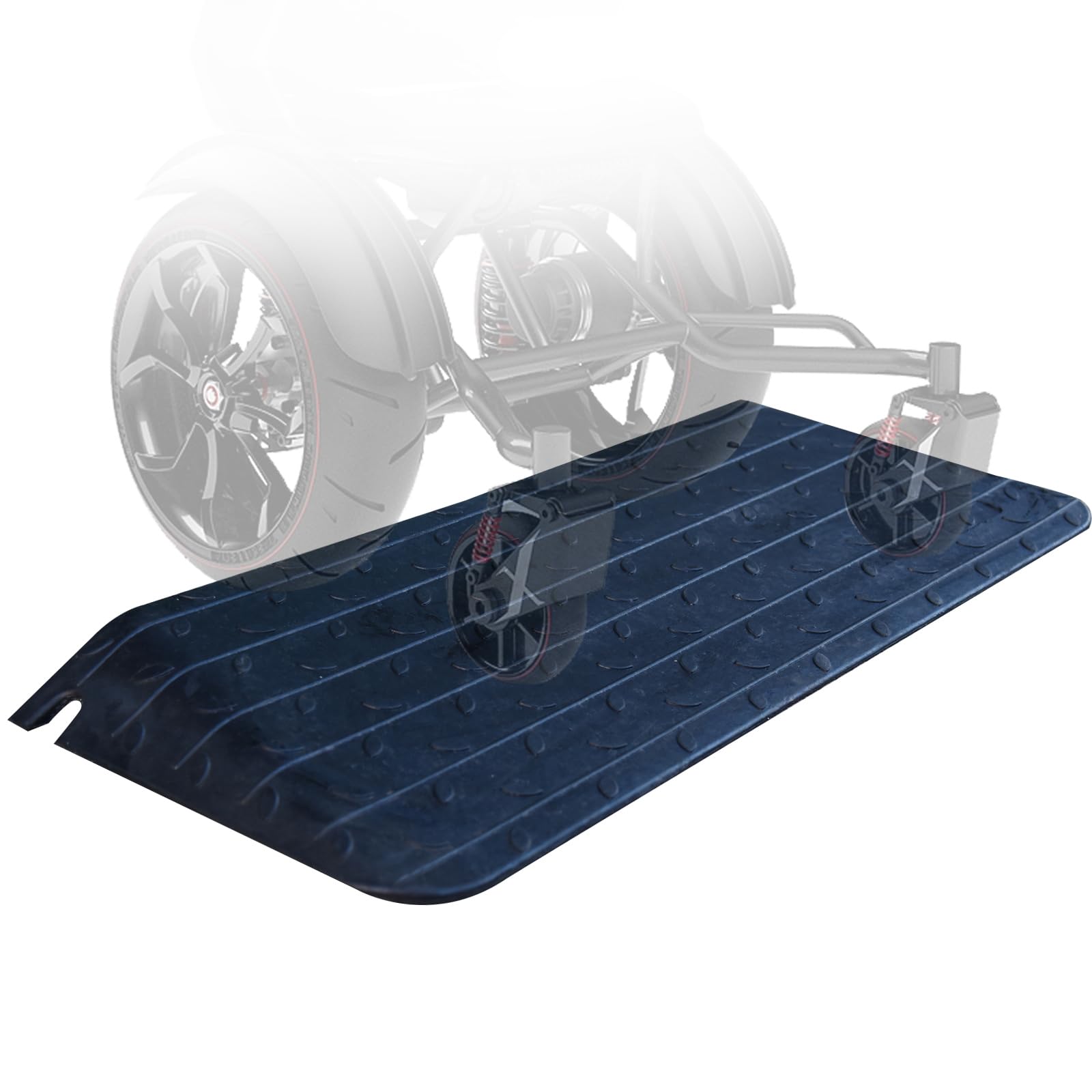 Vilmon Threshold Ramp for Driveway,2.5" Rise Heavy Duty 22lbs Rubber ...