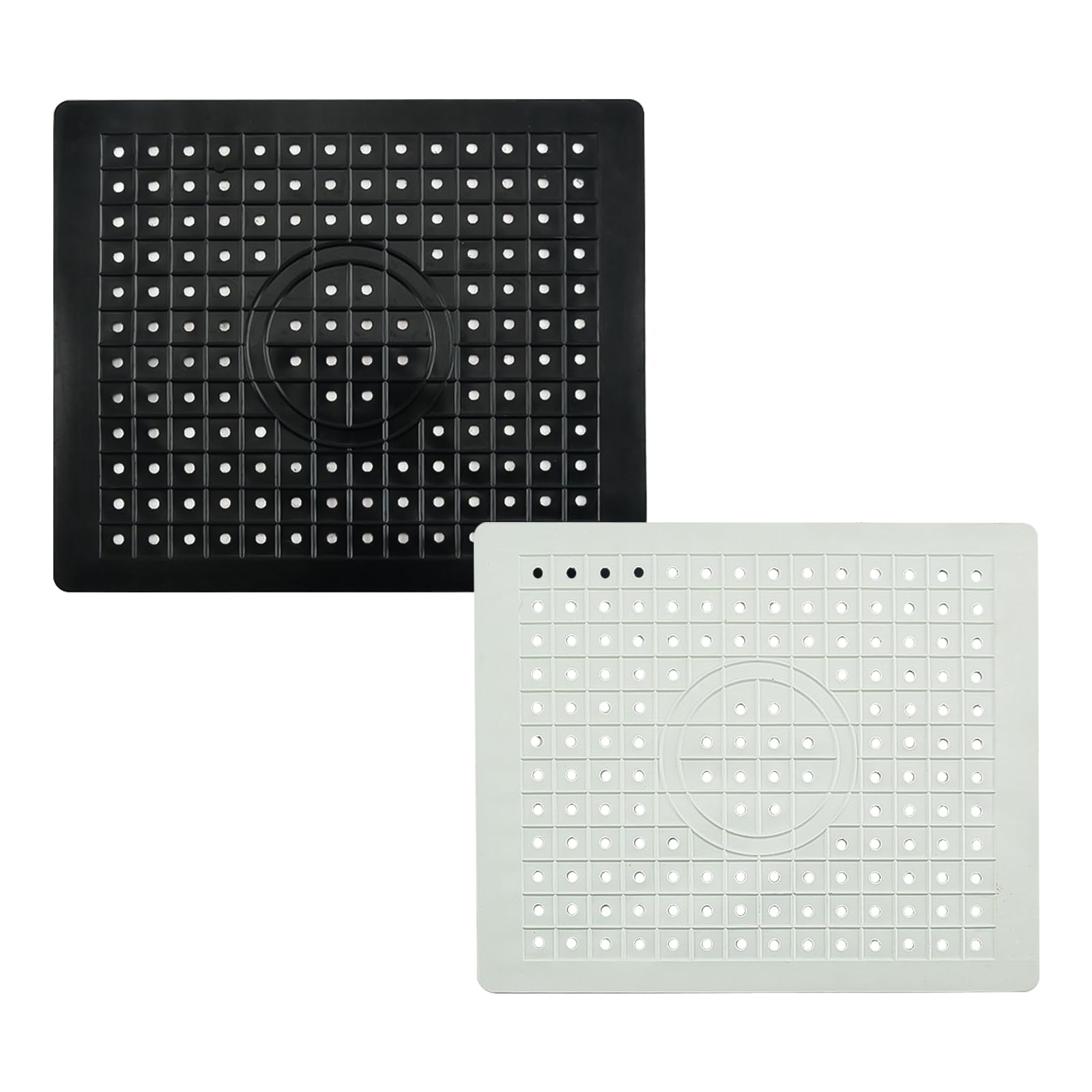 Sink Protector Mat, 2 Pack Dish Drainer Mat Rubber Eco-Friendly Dish ...