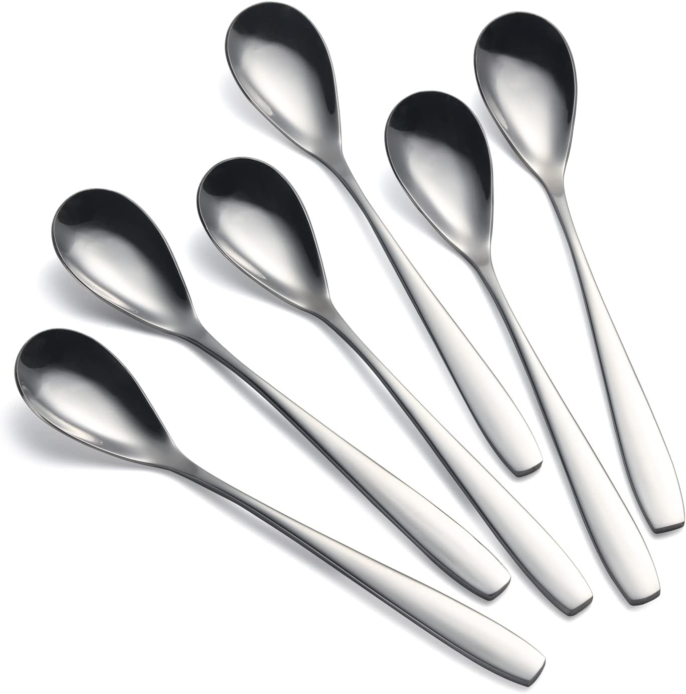 Boiled Egg Spoons Set of 4 Espresso Spoons Small Spoons for Tea Coffee ...