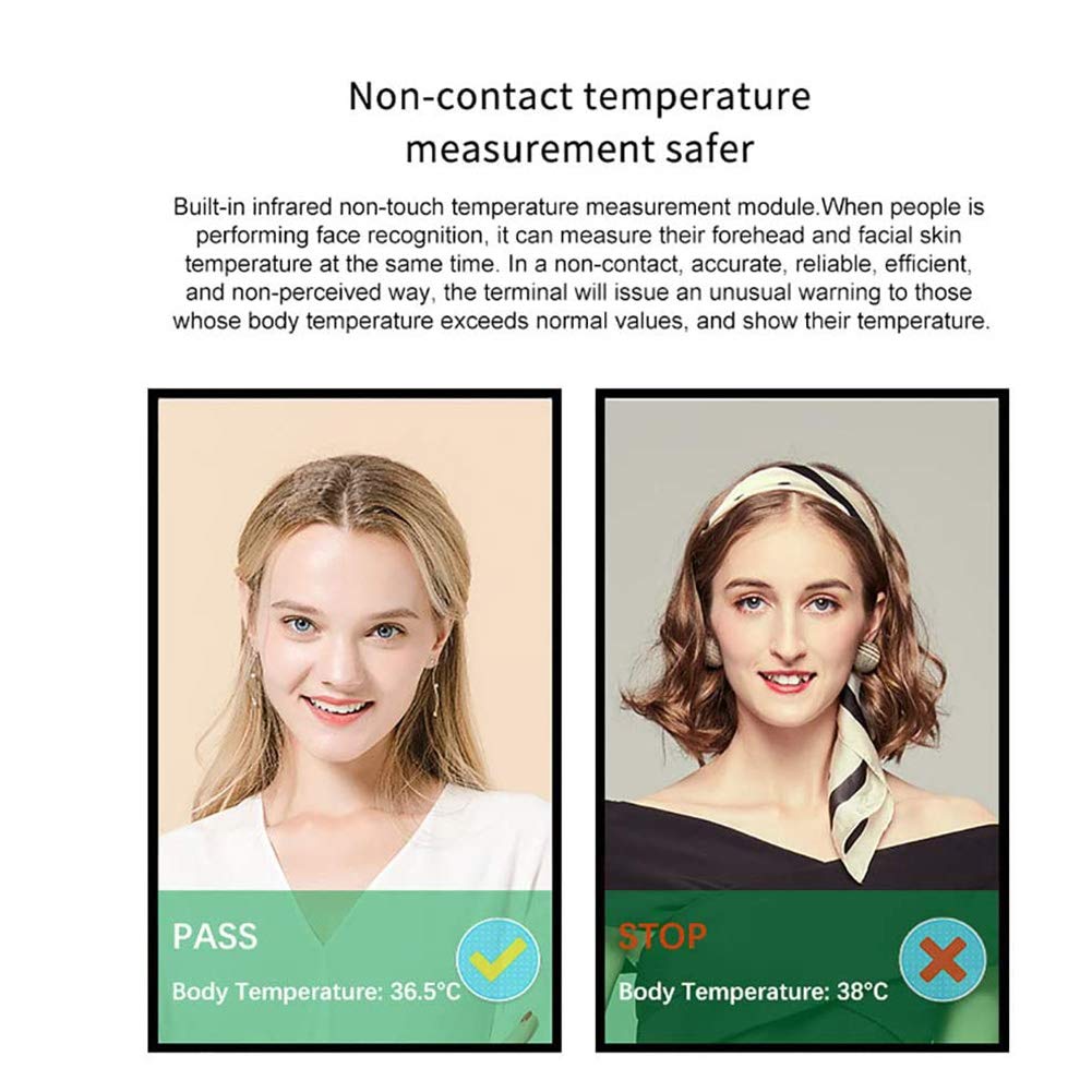 Buy HGCY Not-Contact Body Temperature Measure Display with Face ...