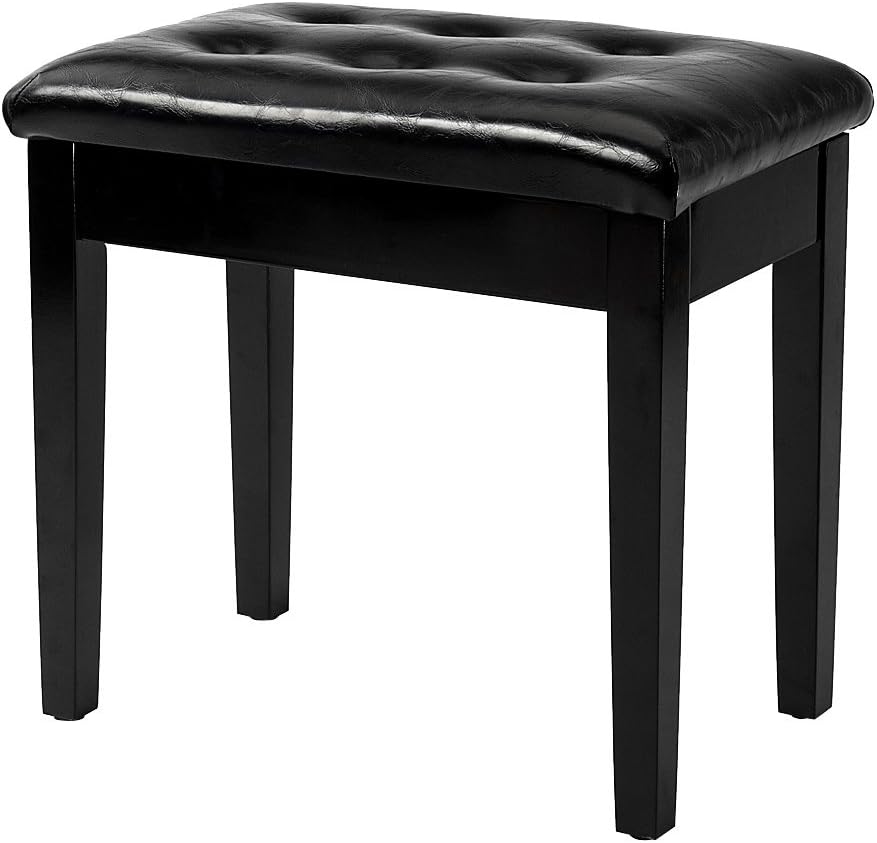 Amazon.com: Bonnlo Wooden Piano Bench Keyboard Seat Stool with Music ...