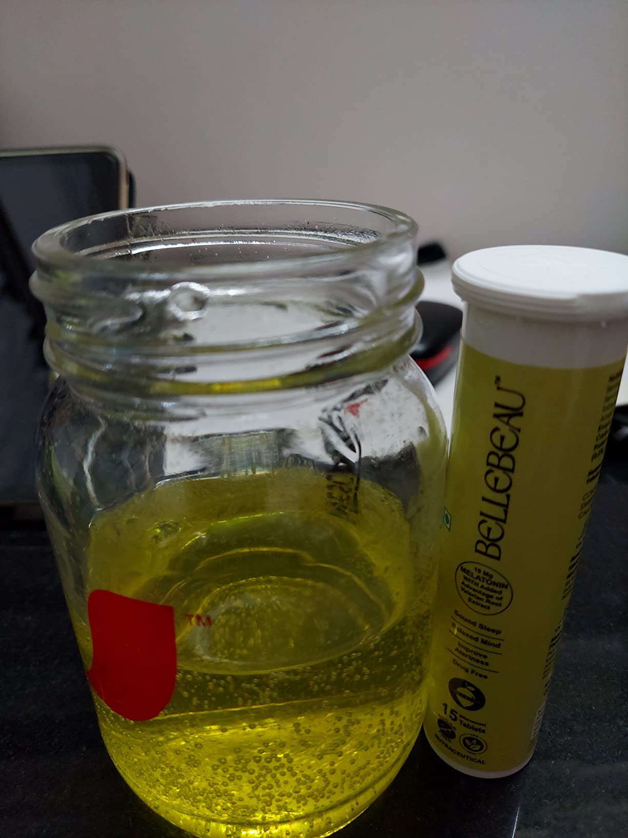 Bellebeau Melatonin 10mg Effervescent Tablet with Valerian Root Extract ...