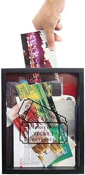 Amazon.com - MAGGIFT Memento Storage Boxes,Wooden Stub Shadow Box ...