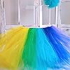 Tulle Fabric CozofLuv 10 DIY Tulle Rolls 10 Colors for Gift Wrapping ...