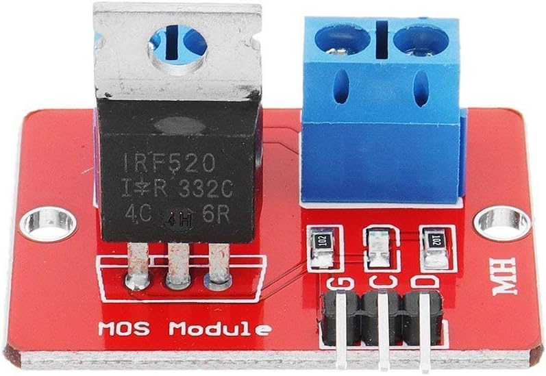 UIOTEC 0-24V Top Mosfet Button IRF520 MOS Driver Module for Arduino MCU ...