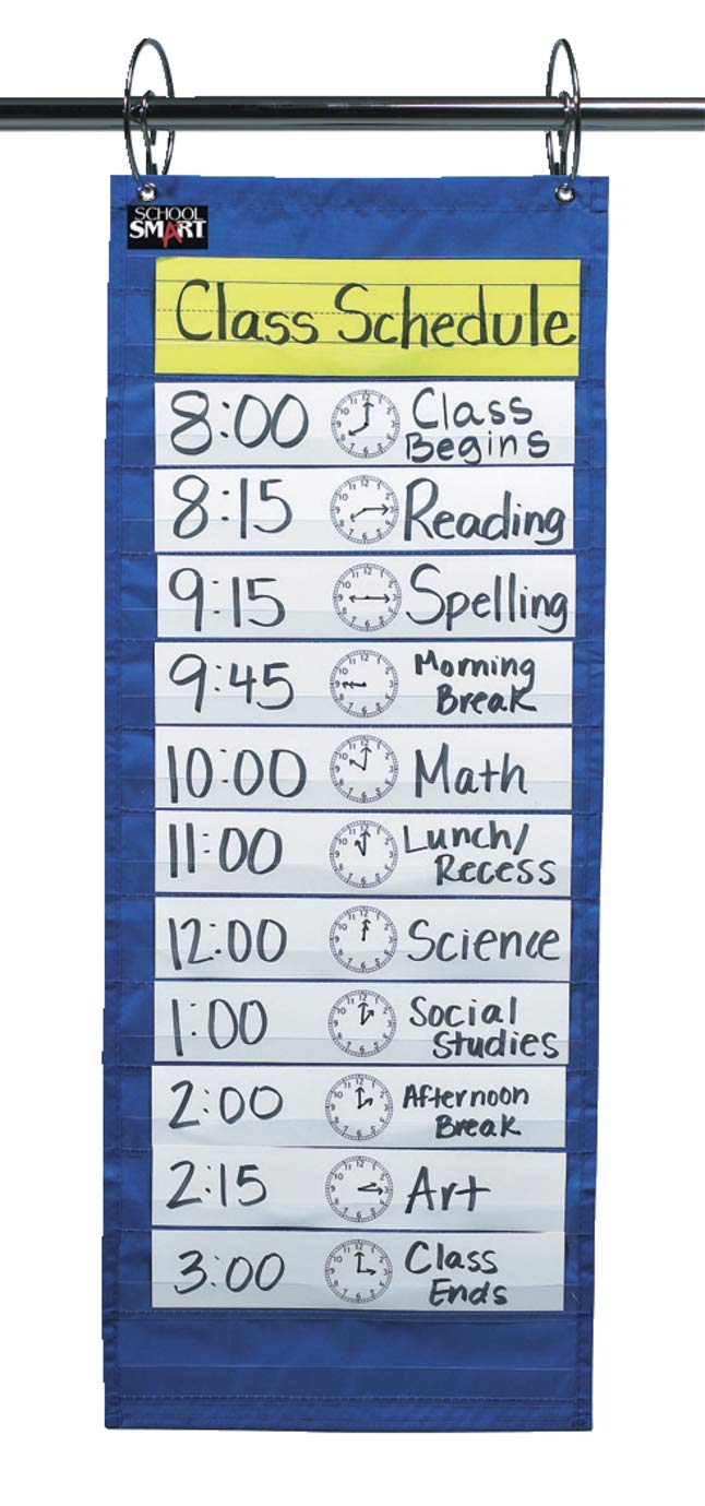 Classroom Schedule Chart