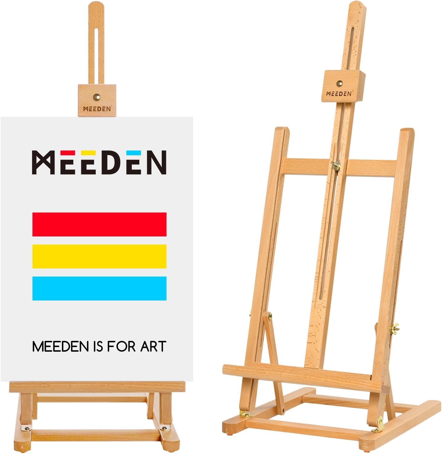 Amazon.com: Greenco Beech-Wood Portable Art Desk Easel and Book Stand ...