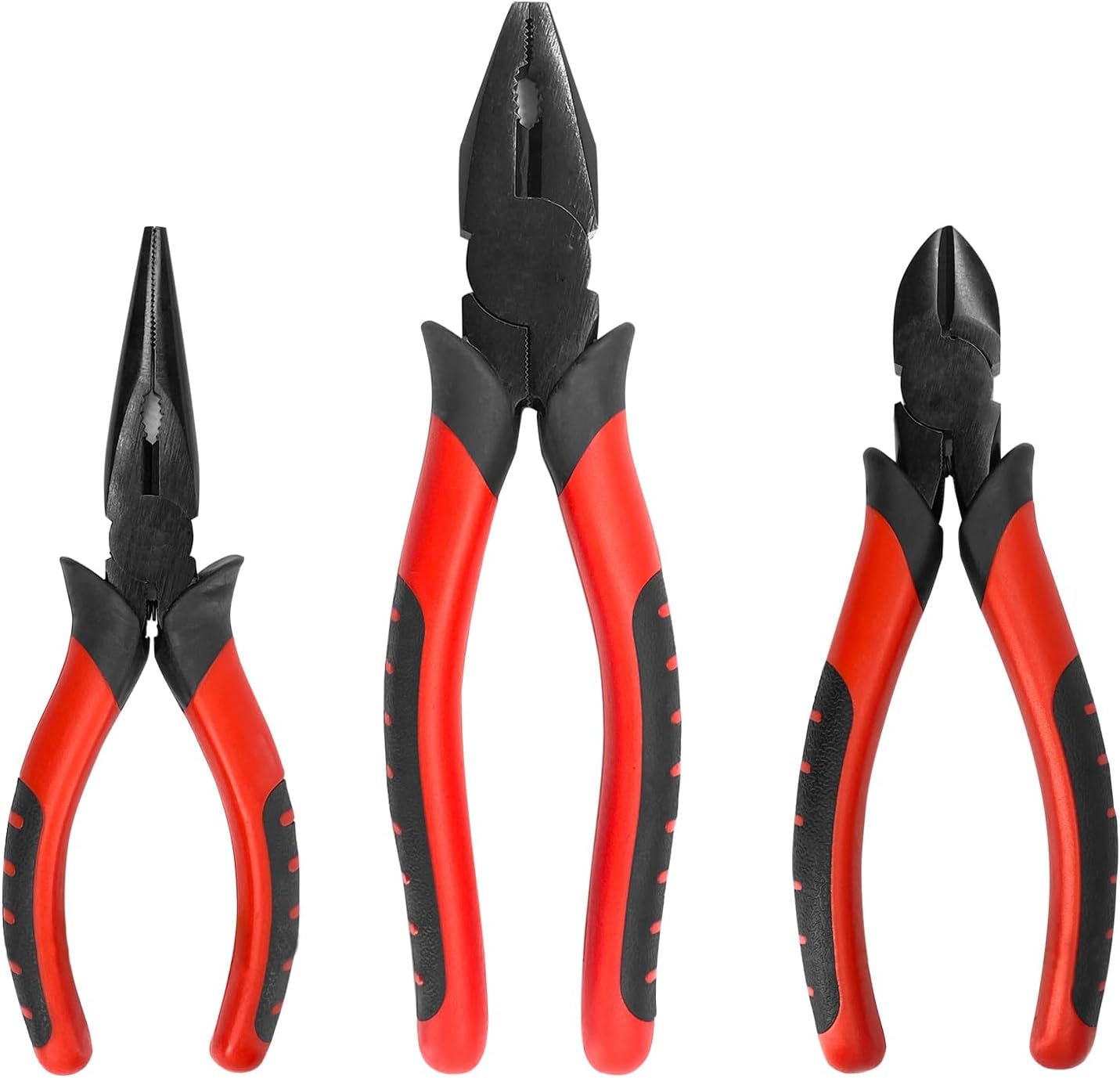 Yonzhenlite 3-Pieces Mini Pliers Set, Diagonal Plier, Linesman Plier ...