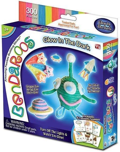 Amazon.com: Glow in the Dark Bendaroos - 300 Piece Set : Toys & Games
