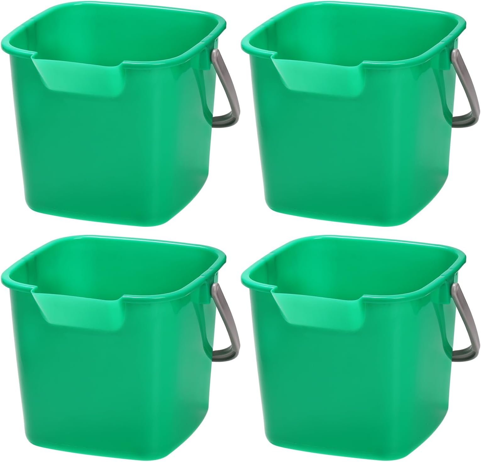 Amazon.com: Small Green Detergent Bucket - 3 Quart Cleaning Pail - Set ...
