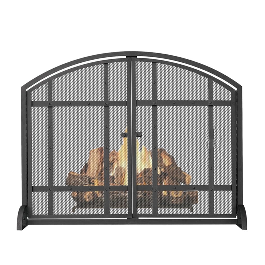 Amazon.com: ZCSO Fireplace Cover Fireplace Screen Living Room Retro ...