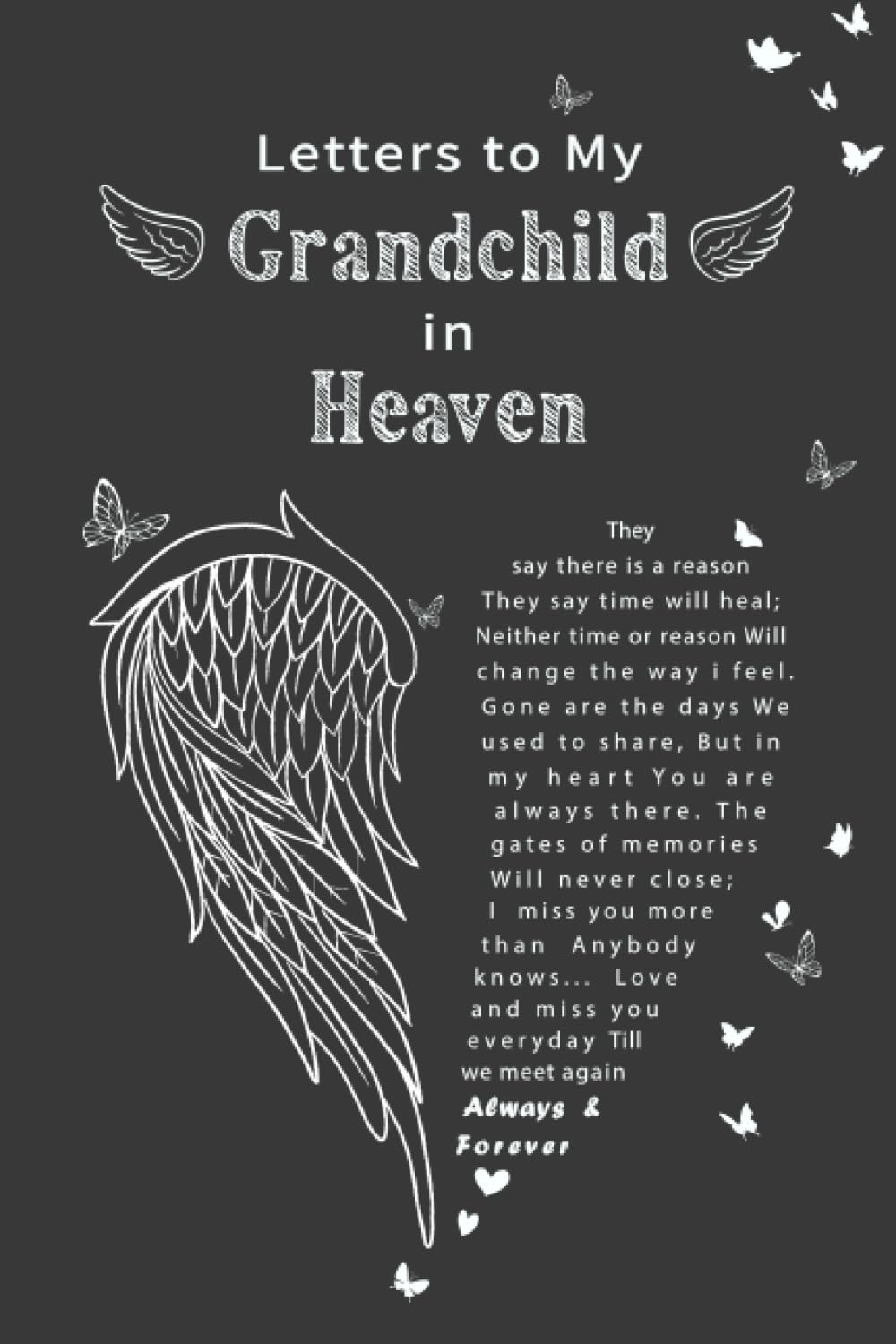 Letters to My Grandchild in Heaven: A Guided Grief Quote Journal for ...