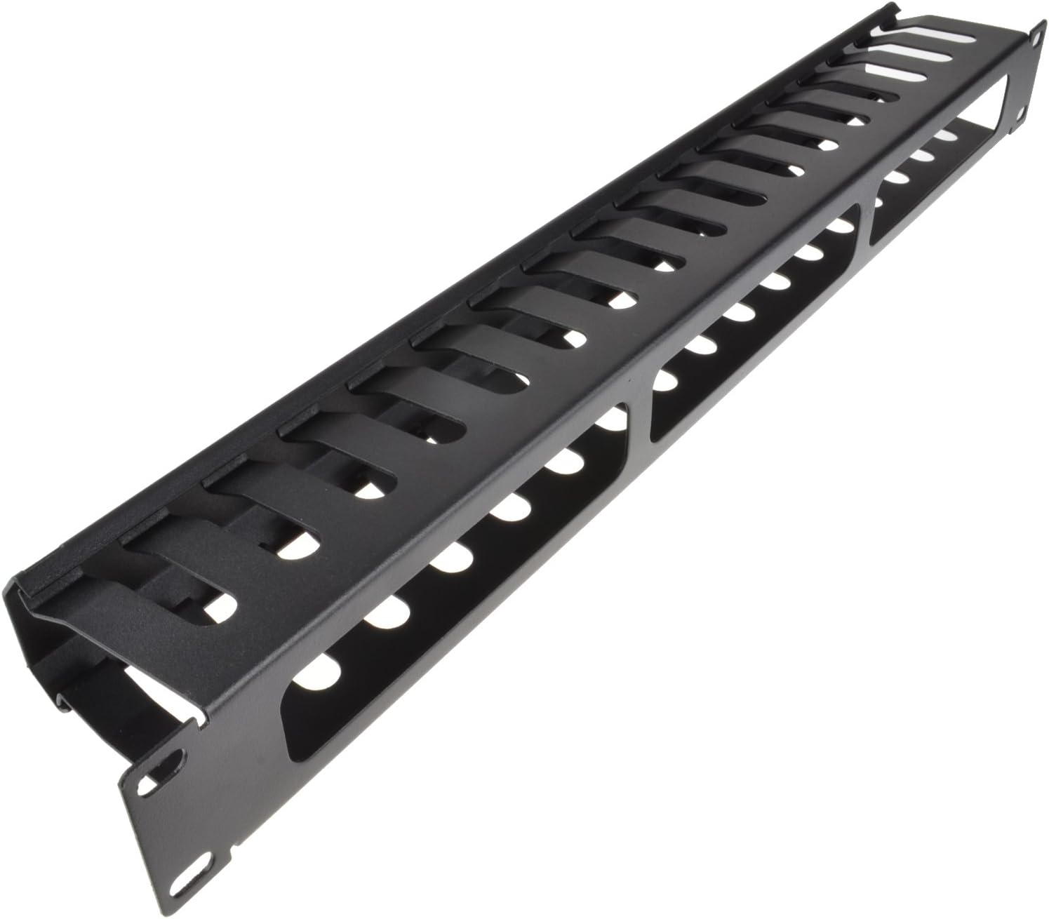 kenable Cable Management Bar 1U for Data Cabinet 19 Inch Rack with ...