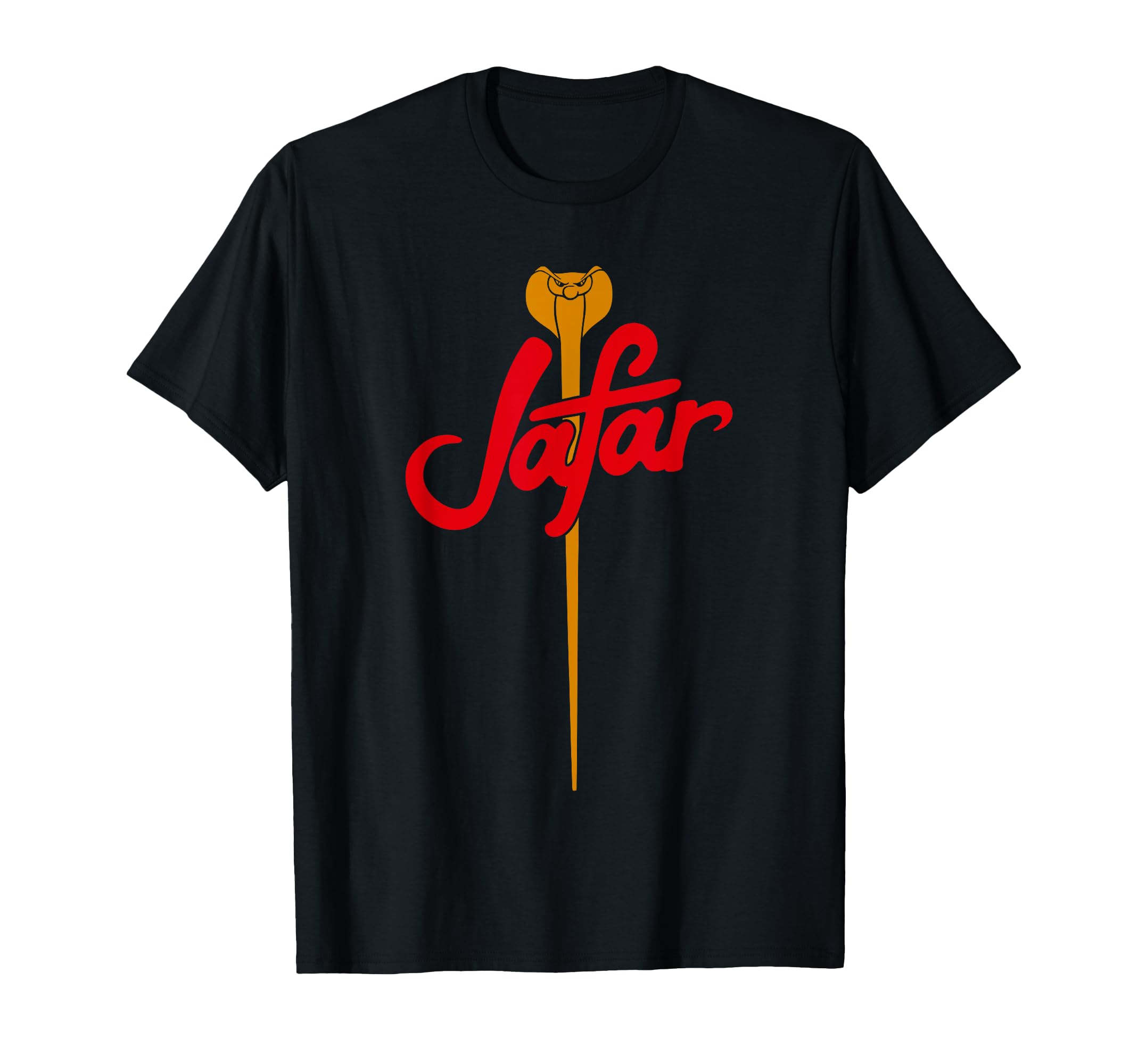 Amazon.com: Disney Aladdin Vintage Eighties Jafar Villain Staff Logo T ...