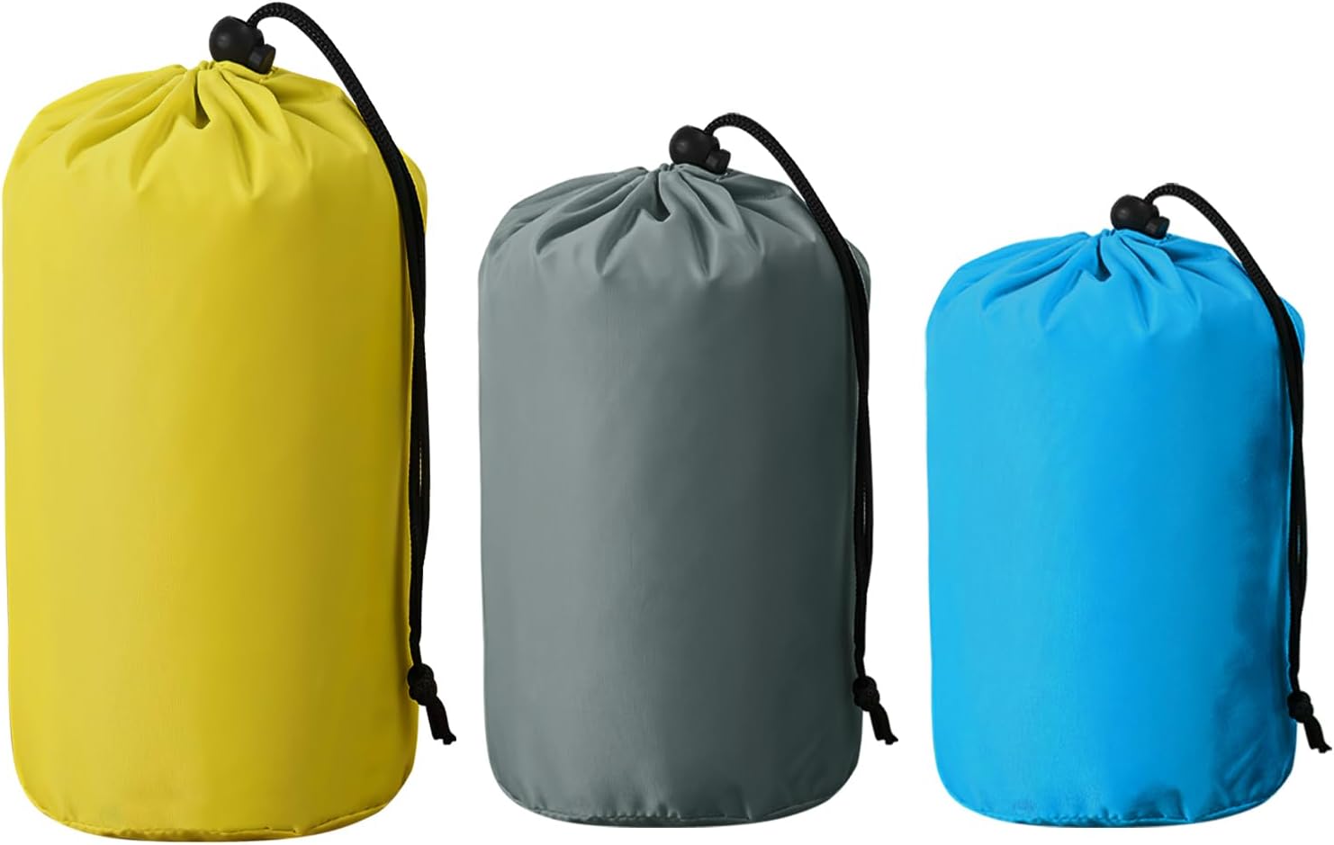 Fascetta 3Pcs Stuff Sack Waterproof Outdoor Small Items Storage Stuff ...