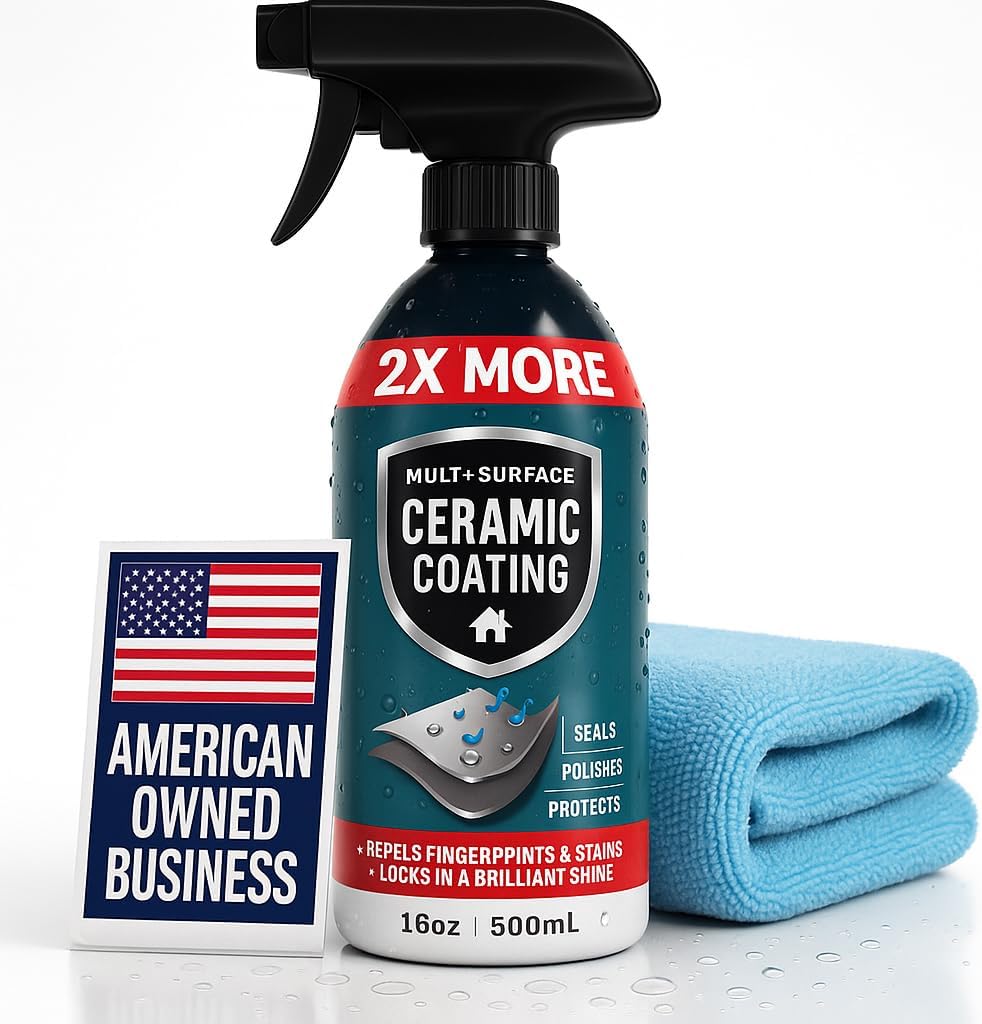 Amazon.com: 16oz Home Ceramic Coating Spray Kit - Shine, Seal & Protect ...