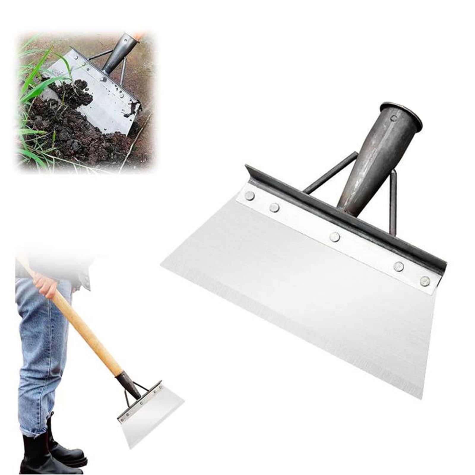 Amazon.com : Multifunctional Cleaning Shovel, Square Garden Spade ...