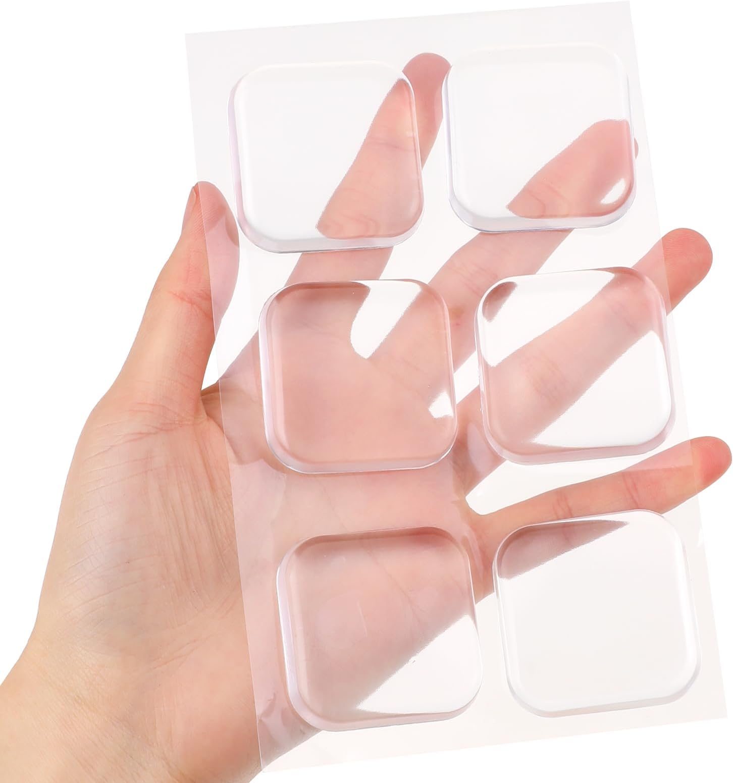 Bremorou 6 Stück Türstopper Wand Selbstklebend Transparent Kleben Tür ...
