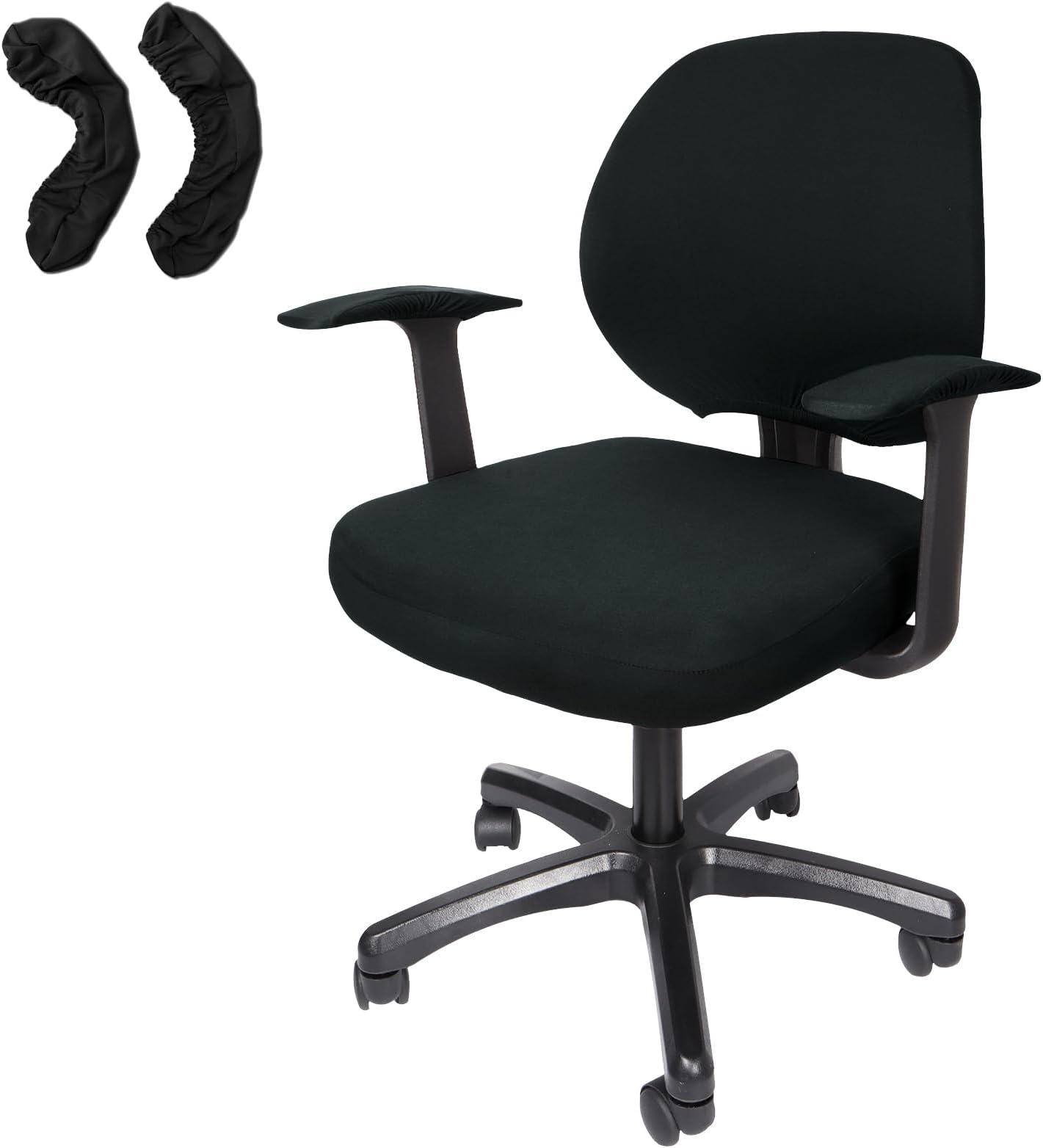 Amazon.com: WOMACO Office Computer Chair Cover with Armrest Covers ...