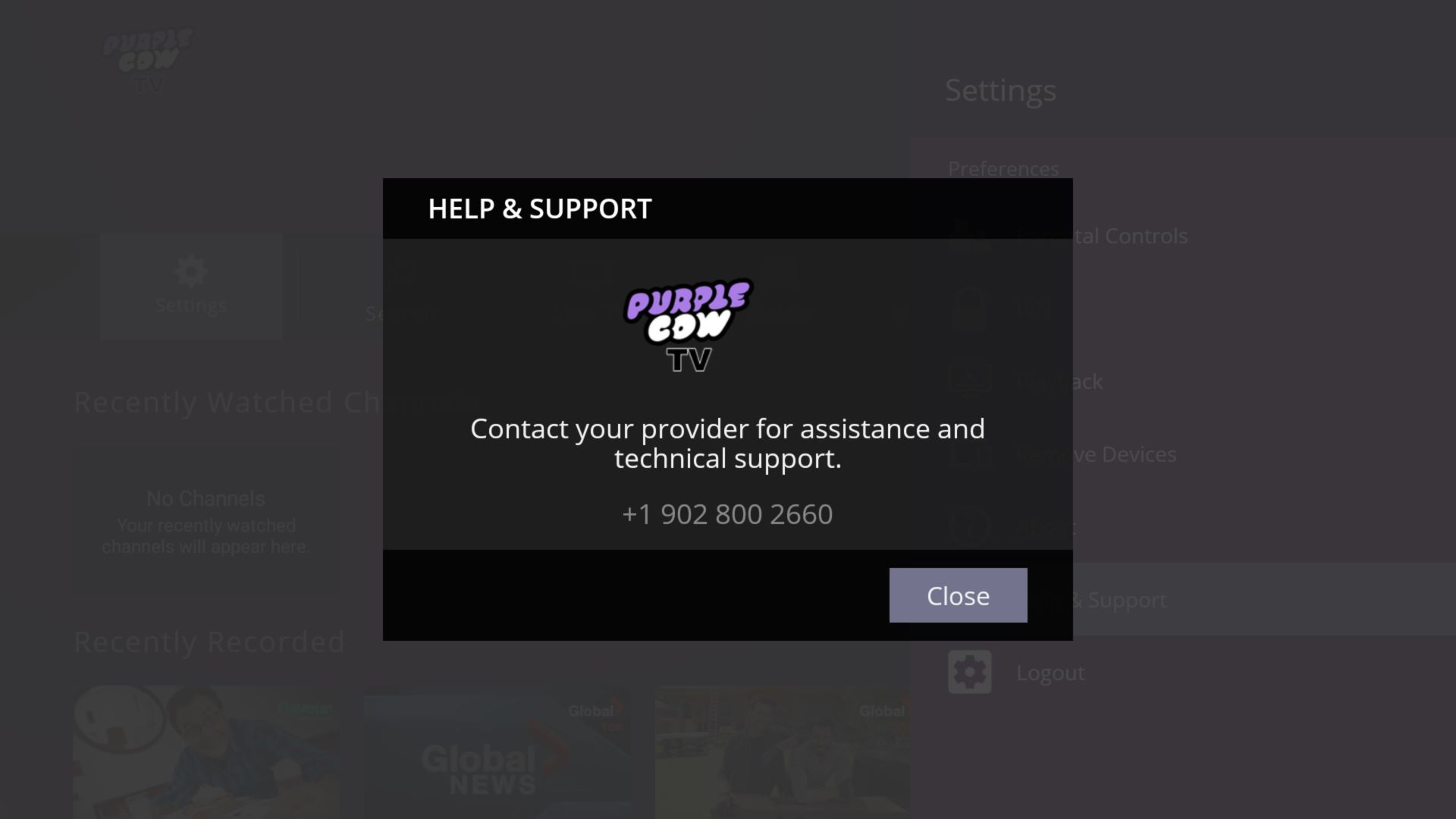 Purple Cow TV - App on Amazon Appstore