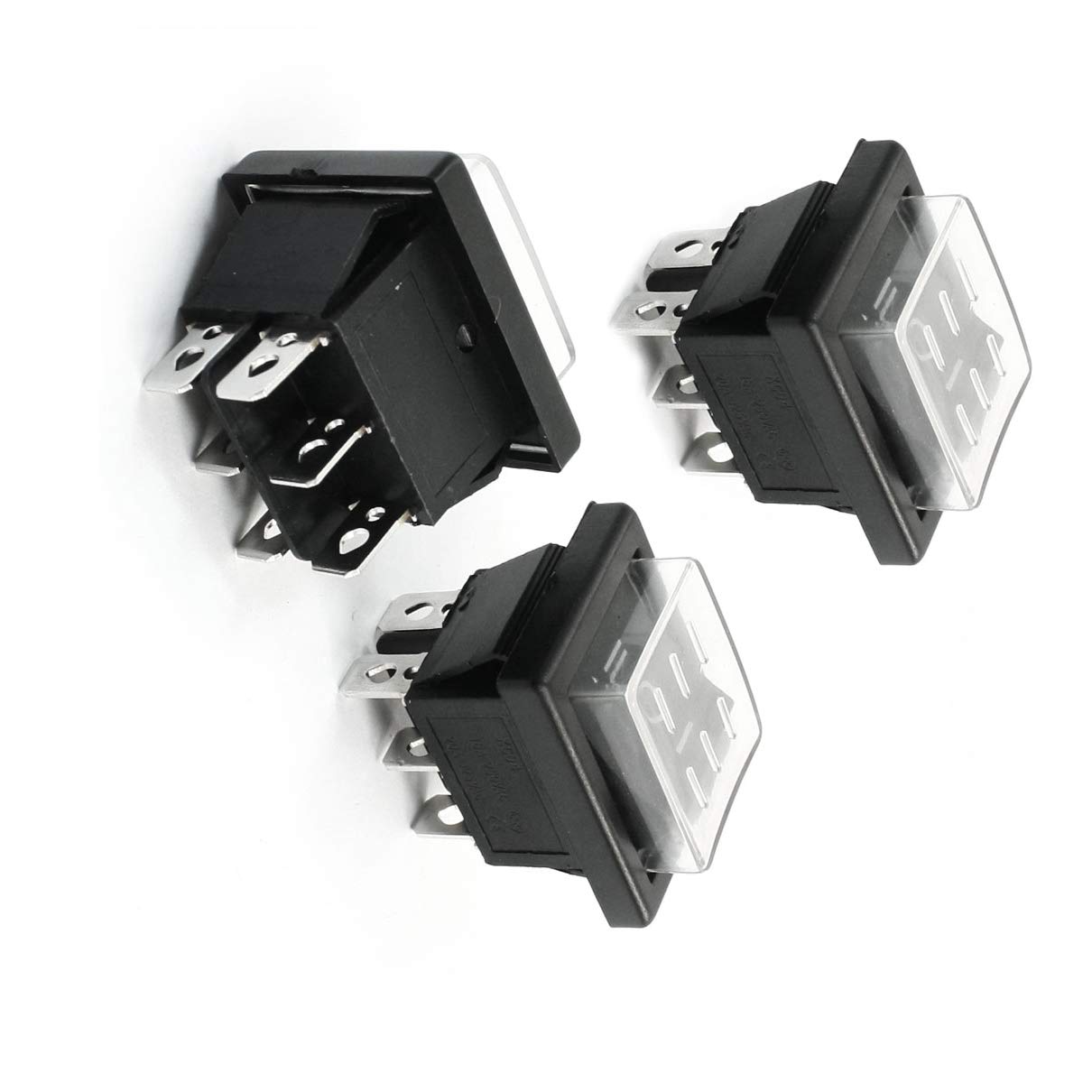Amazon.com: Aexit 3 Pcs Wall Switches On/Off/On DPDT Waterproof Snap in ...
