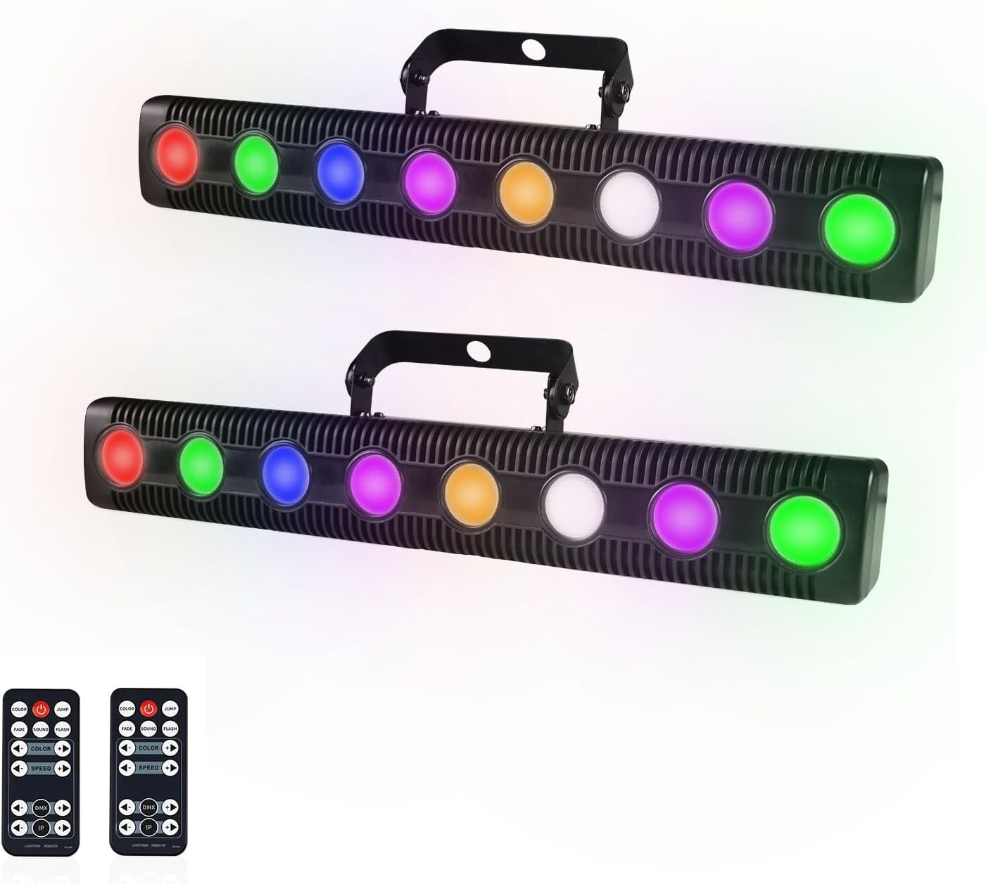 Amazon.com: Wall Washer Lights 45W 8 LED RGBW Dimmable Stage Lights DMX ...