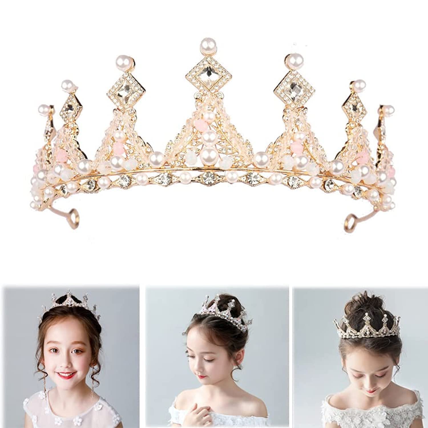 Buy Crystal Princess Crown for Girl Women Ladies, Queen Tiaras with ...
