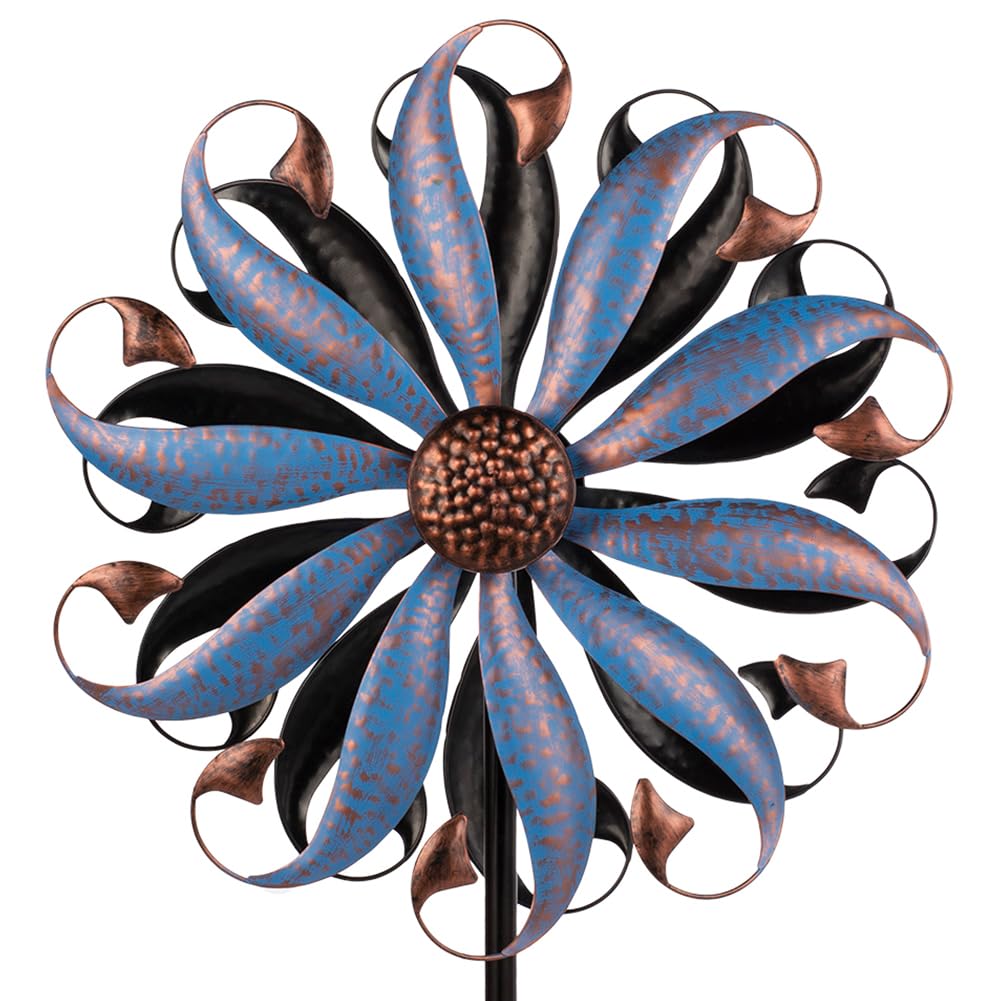 Snapklik.com : VEWOGARDEN Large Outdoor Metal Flower Wind Spinners ...