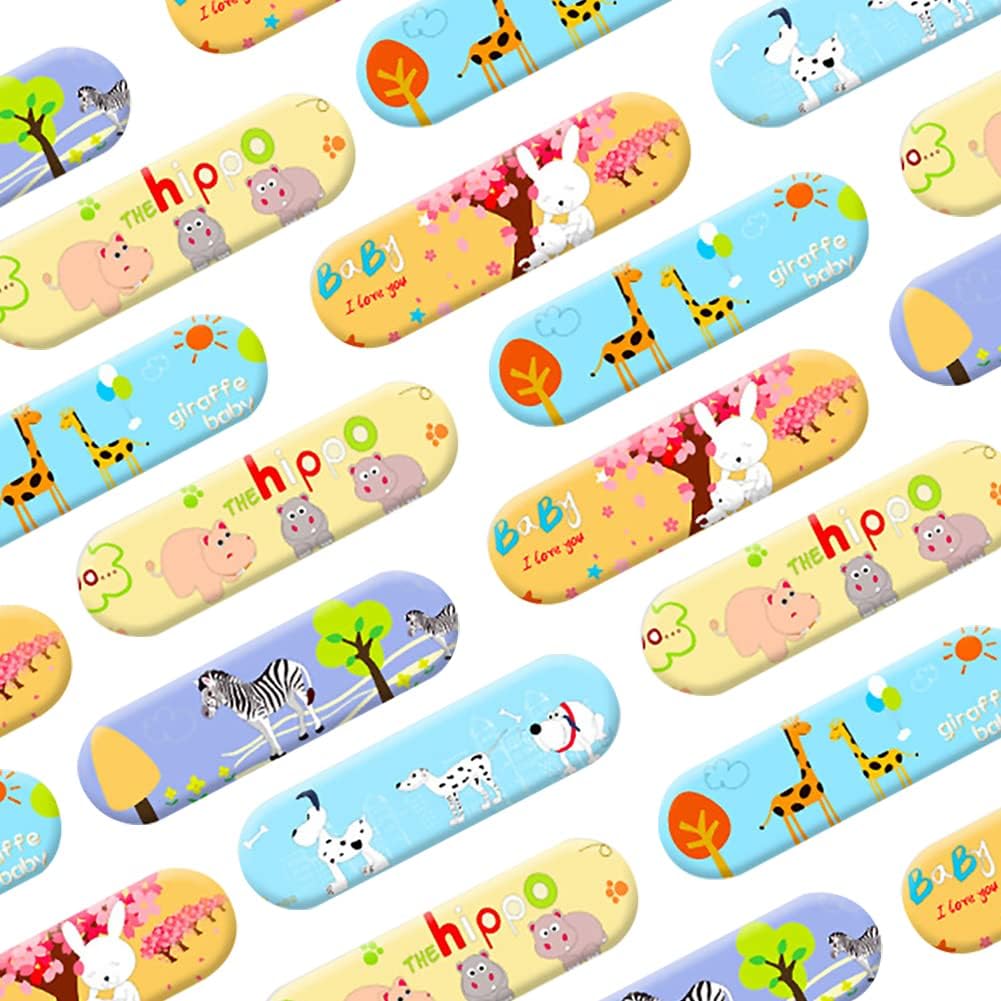 Amazon.com: AndicAge Cute Bandages 100 Count Water Resistant Breathable ...