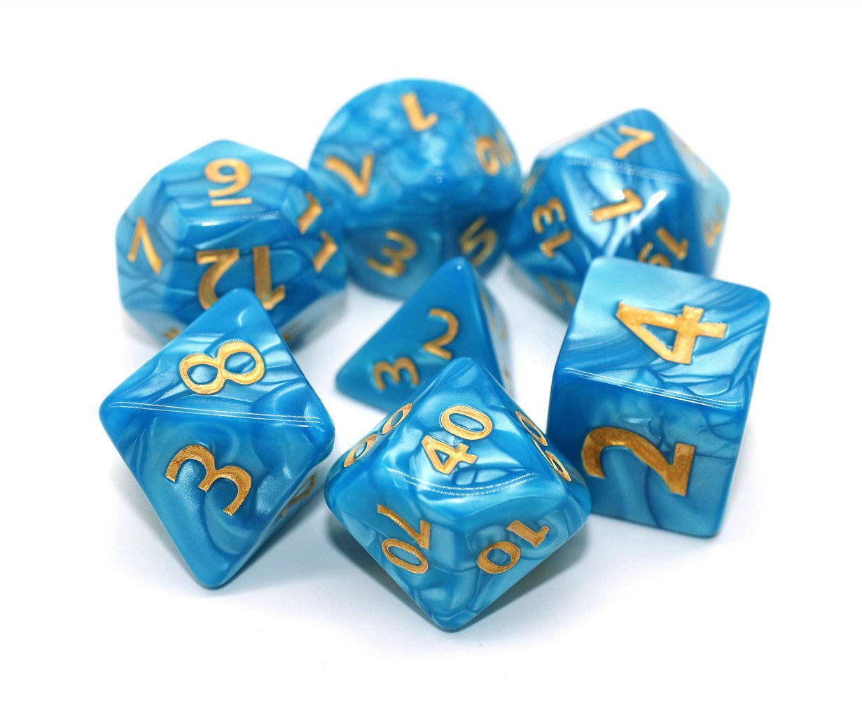 Snapklik.com : Dice- DND Dice 25mm Blue RPG Dice For Dungeons And ...