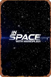 Amazon.com : In Space with Markiplier Metal Tin Logo Vintage Home ...