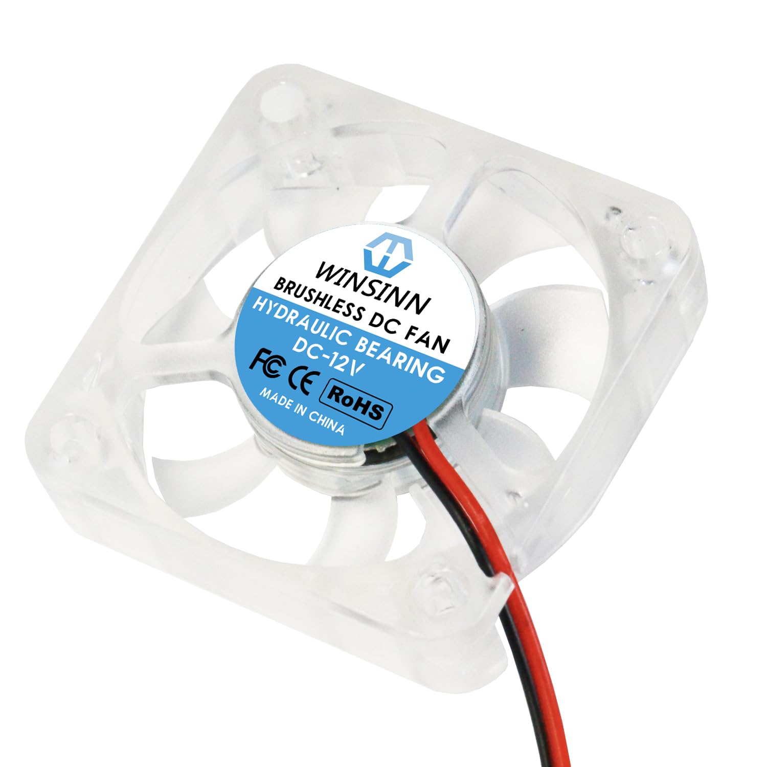 Snapklik.com : WINSINN 50mm RGB Fan 12V, LED Colorful Micro 24 Volt ...