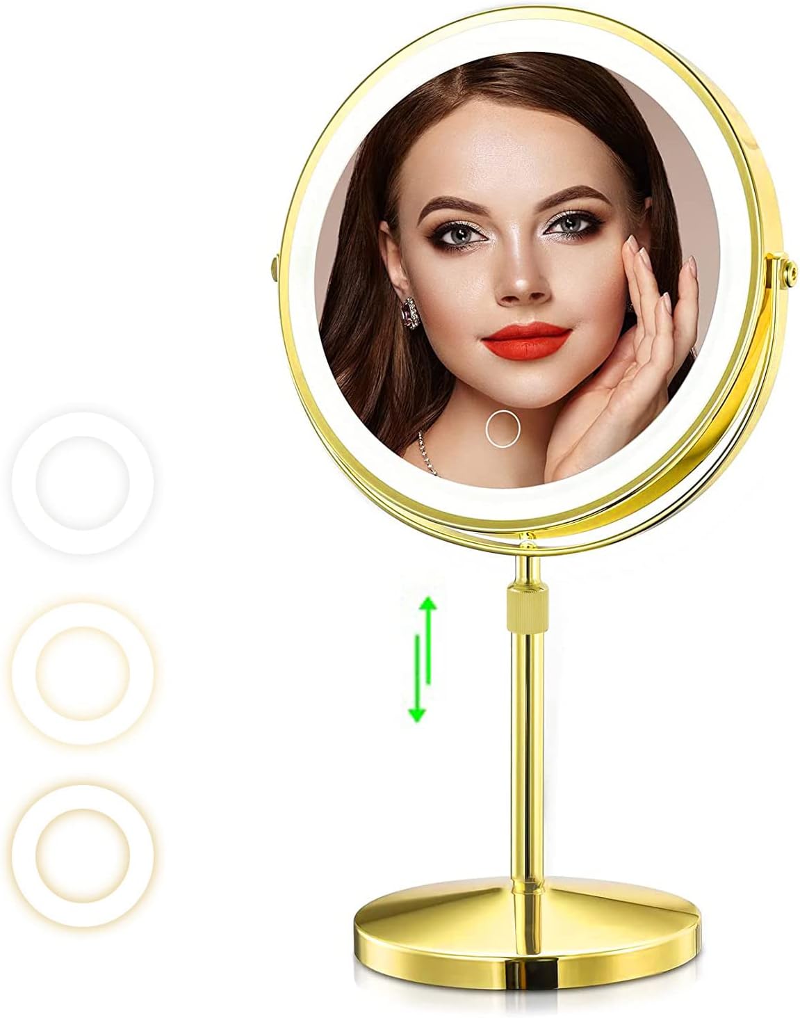 Amazon.com - Fancii LED Lighted Magnifying Makeup Mirror with Double ...
