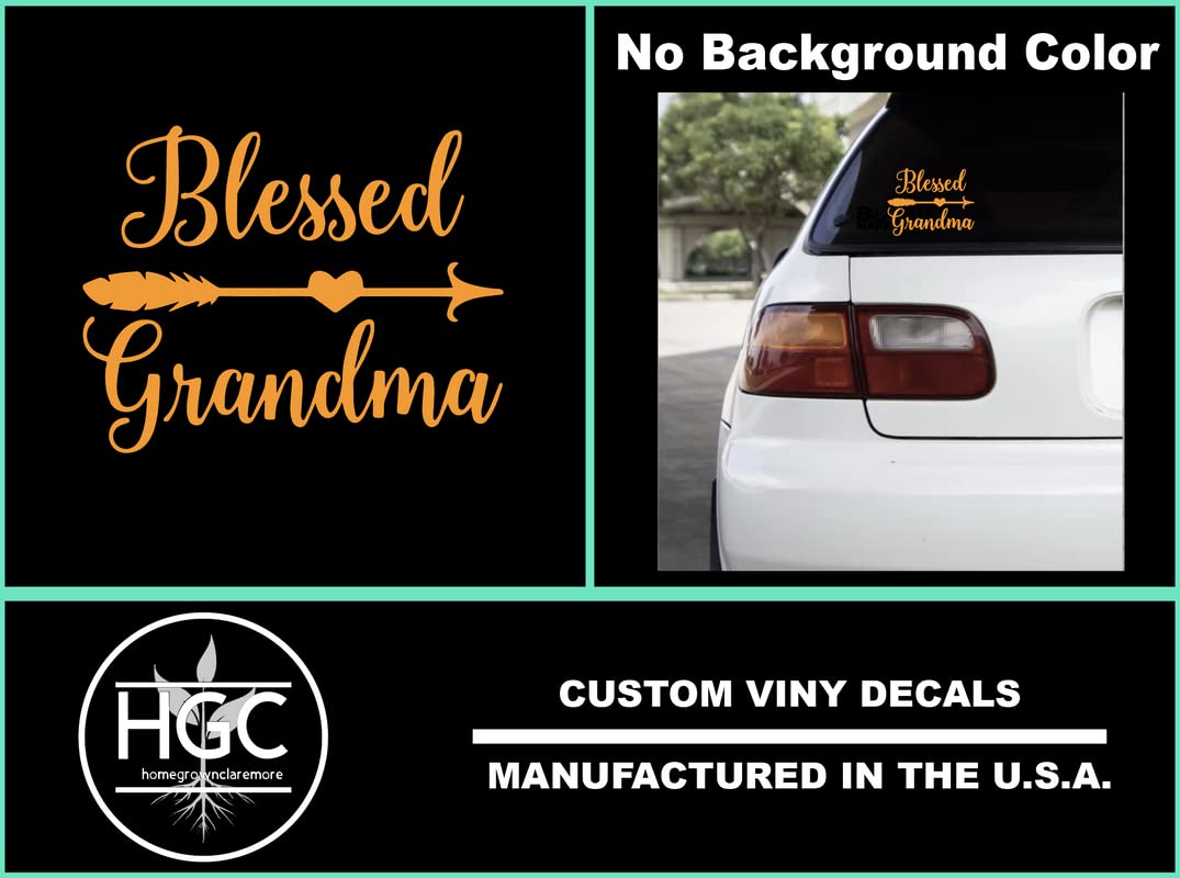 Snapklik.com : Blessed Grandma Die Cut Vinyl Decal