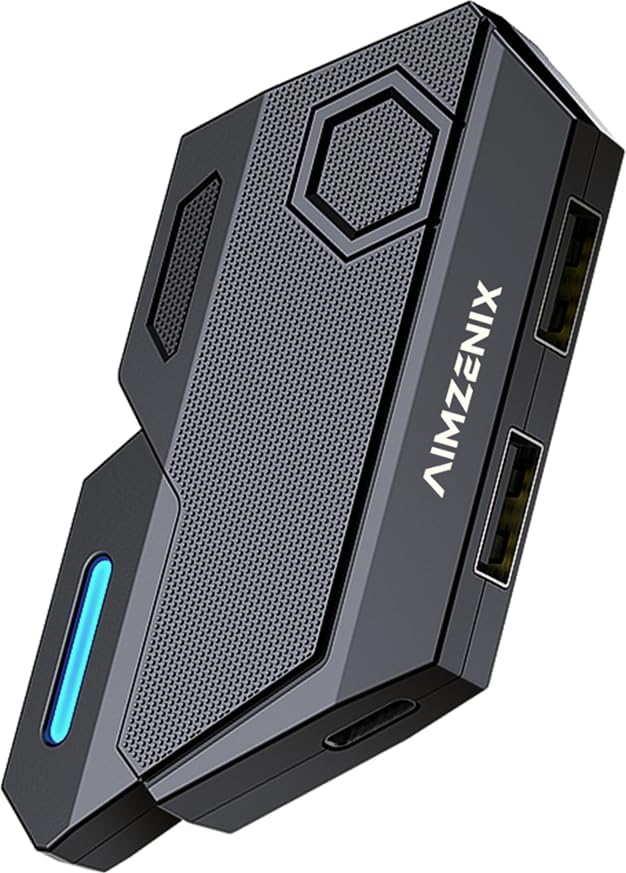 AIMZENIX Keyboard and Mouse Adapter for Nintendo Switch/PS4/Xbox Series ...