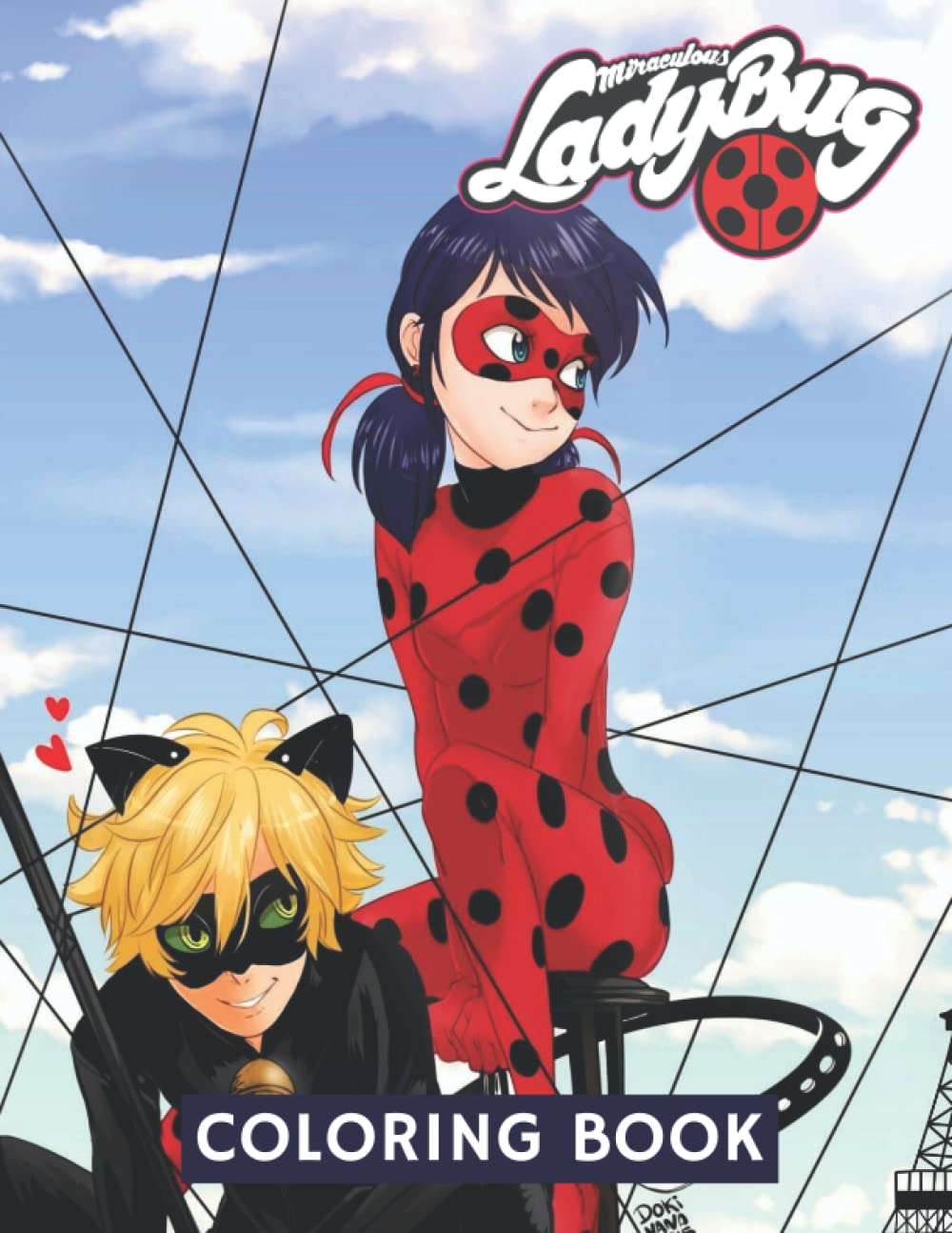 Miraculous Ladybug Coloring Book Ncourage Creativity For Kids And ...