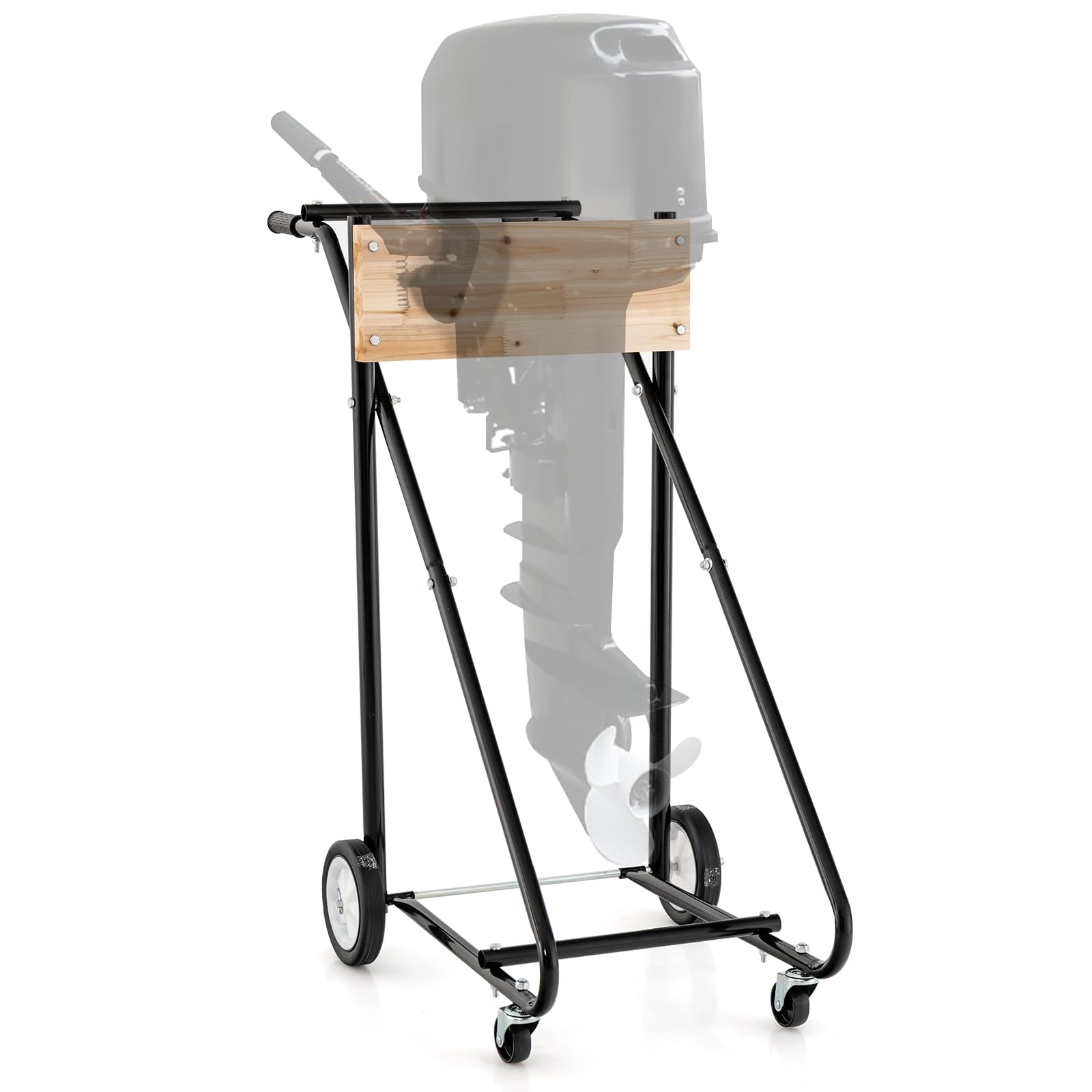 Amazon.com: Superbuy 310 LBS Outboard Boat Motor Stand Carrier Cart ...