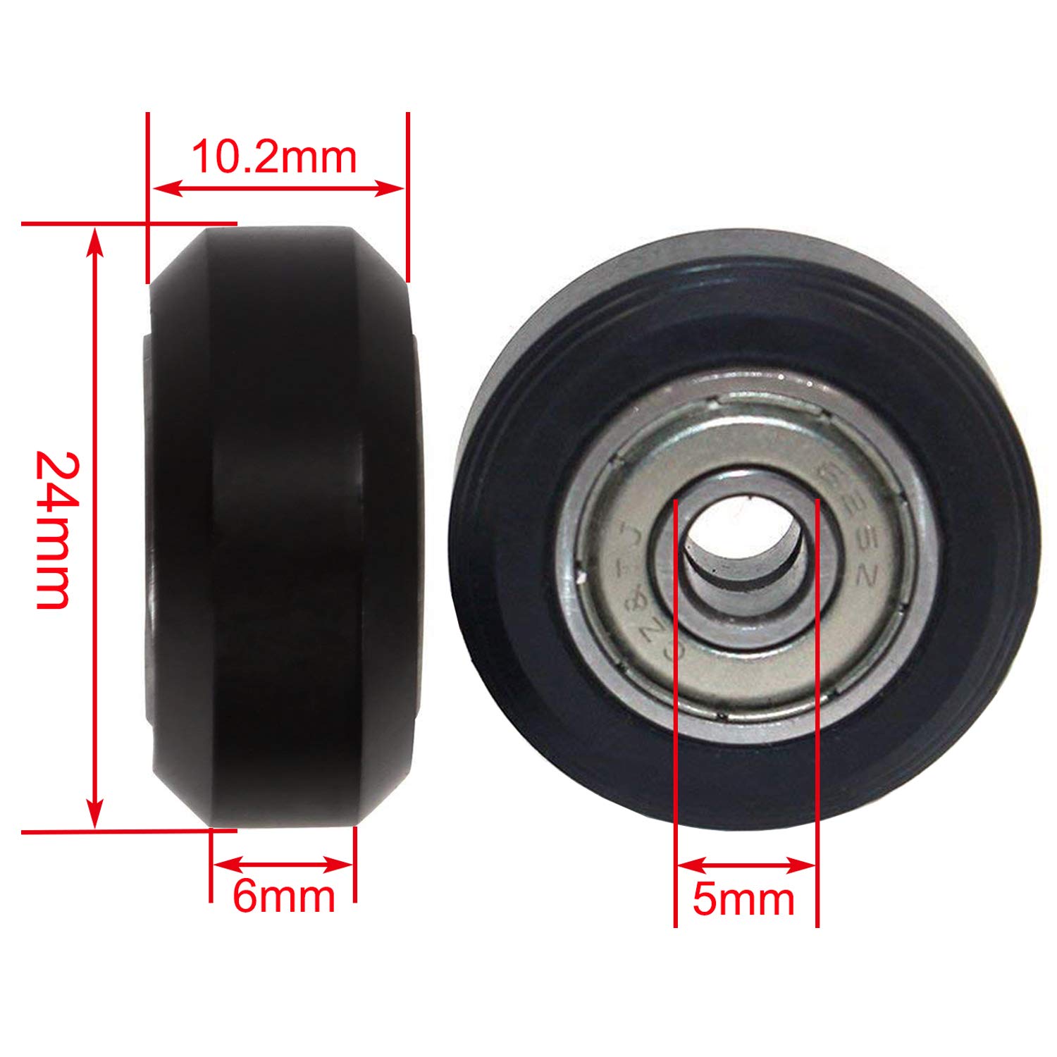 Snapklik.com : ExcelFu Big Plastic Pulley Wheel