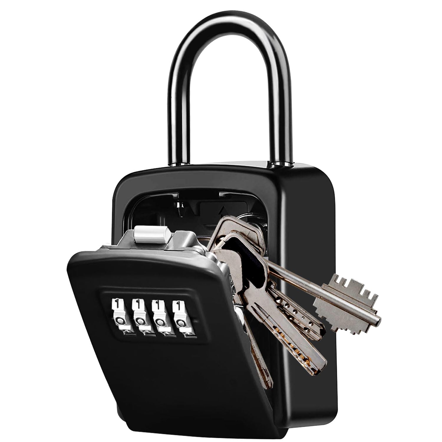 Amazon.com: Key Lock Box,C-Timvasion® 4-Digit Combination Key Safe Box ...