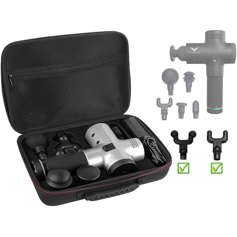 Carrying Case for Hyperice Hypervolt/Hypervolt Plus 5 Attachment Slots ...