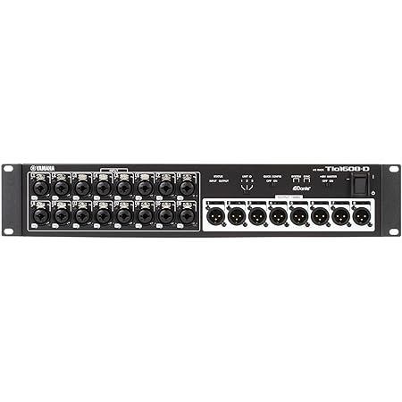 Amazon.com: Yamaha Tio1608-D Digital Stage Box with Dante : Musical ...