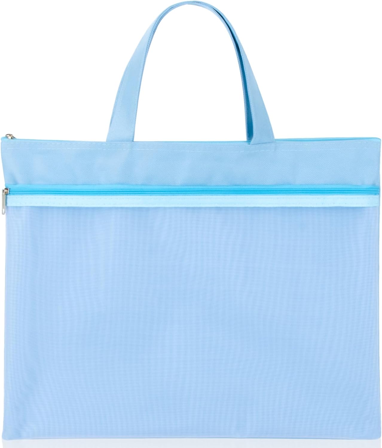 Amazon.com: Mesh Zipper Pouch with Handle - 11 x 13.7 Inch Reusable ...