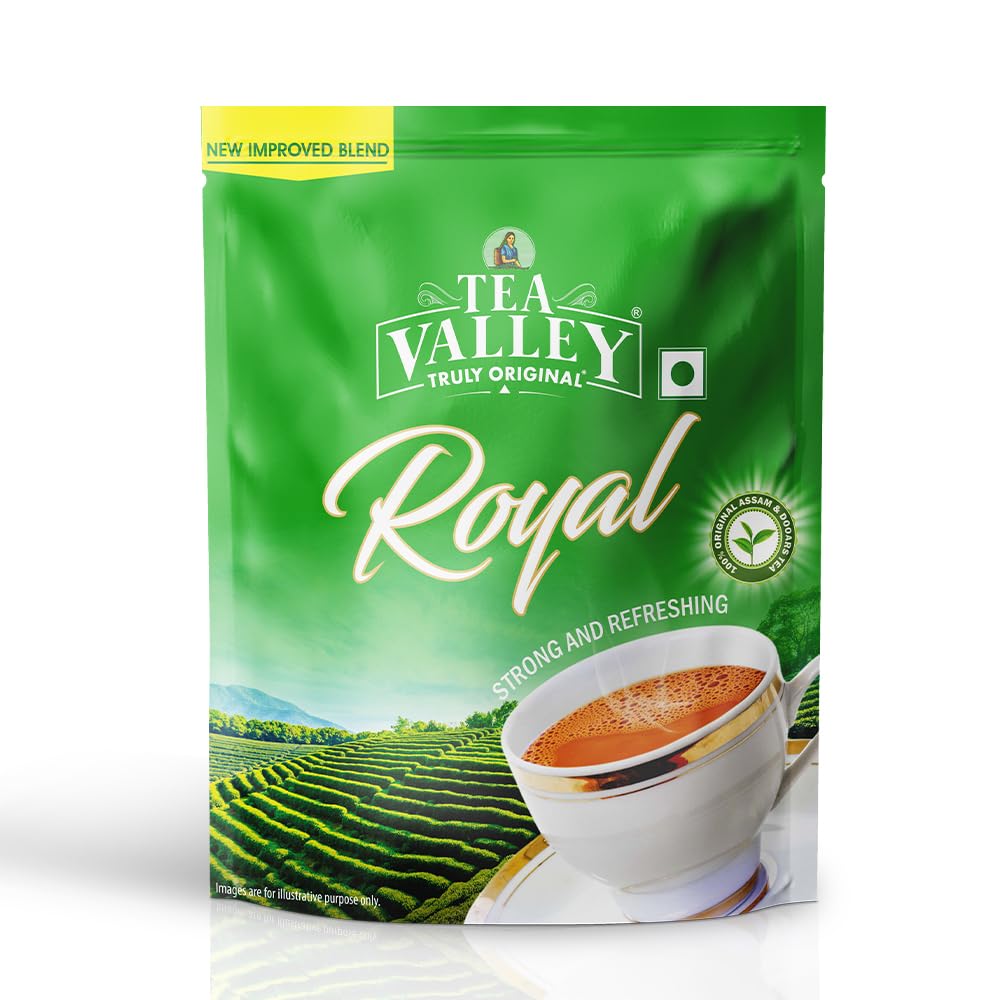 Buy Tea Valley Royal Tea | Premium blend of Assam and Dooars tea | CTC ...