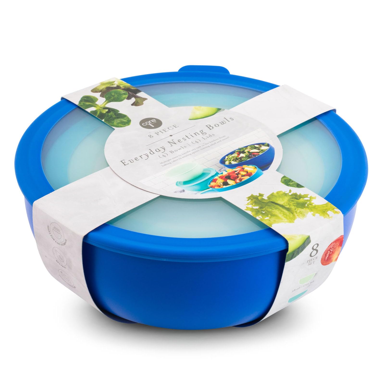 Amazon.com: Core Kitchen Nestling Ocean Blue Ombre Small 58 Oz, Medium ...