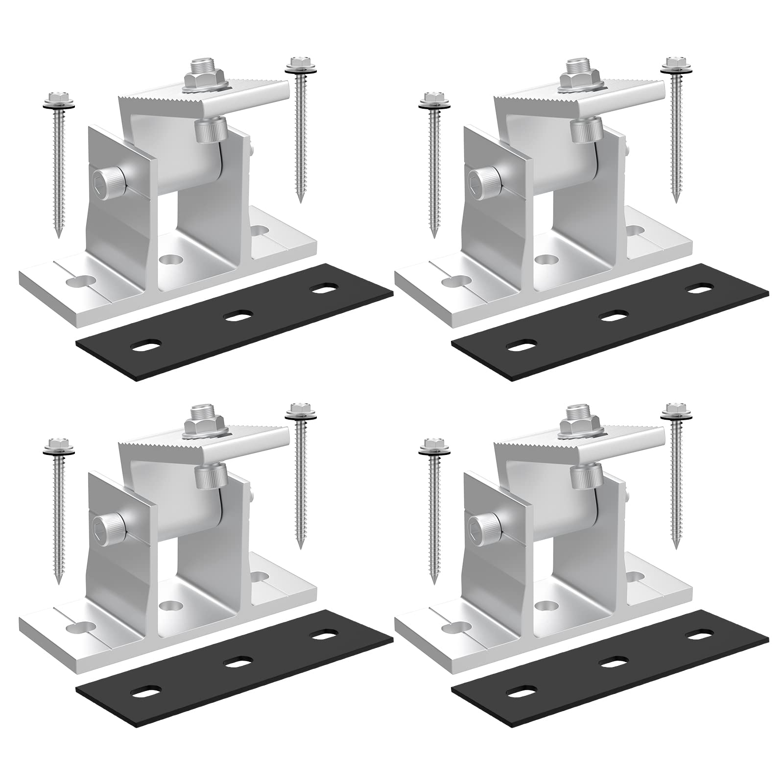 Buy Wechoide Solar Panel Bracket, 15-30° Adjustable Attachment Solar ...