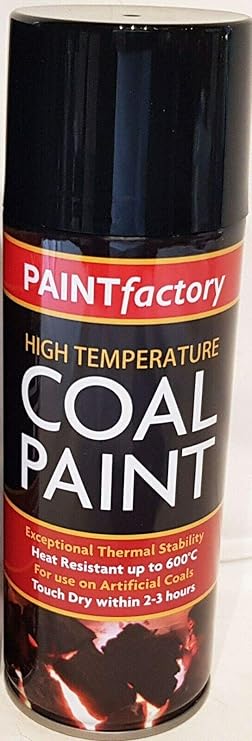 Black Coal Paint 400ml Rejuvenates Gas Fire Coals Spray Can Gallery ...