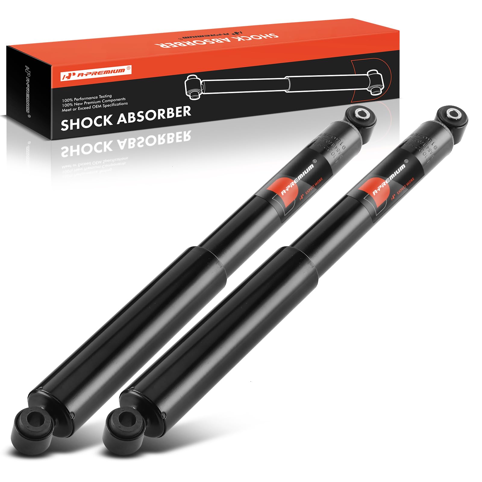 A-Premium Rear Pair (2) Shock Absorber Compatible with Ford Ranger 1989 ...