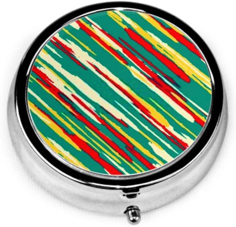 Amazon.com: Pill Organizer Case, Seamless Background Diagonal Stripes ...